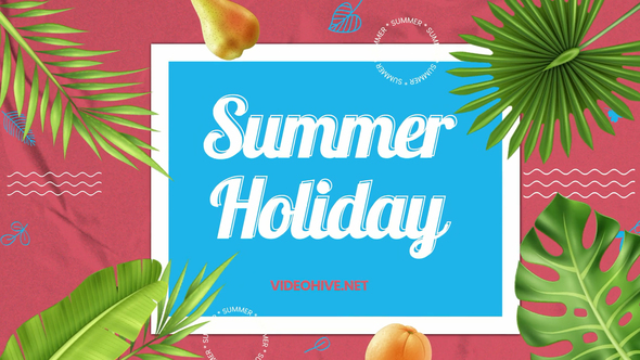 Download Summer Holidays Slideshow - FREE Videohive - After Effects Projects